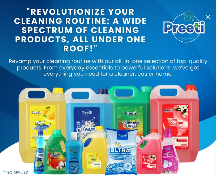 Preeti Products - A safety bubble for cleanliness troubles